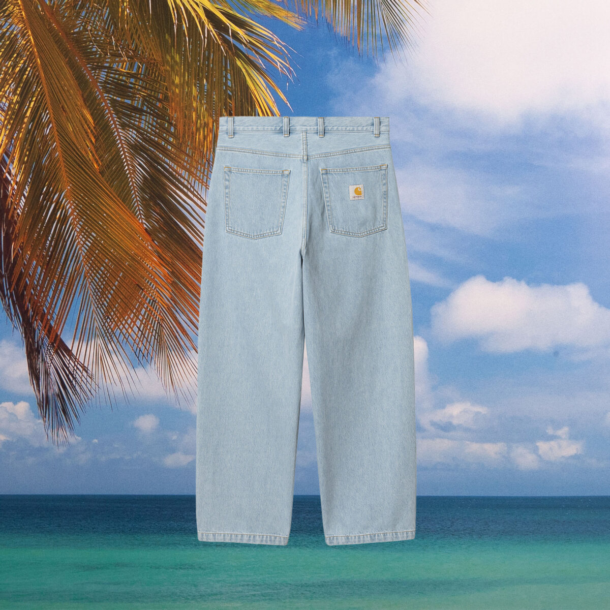 Carhartt WIP - Brandon Pant - Blue Heavy Stone Bleached at ...