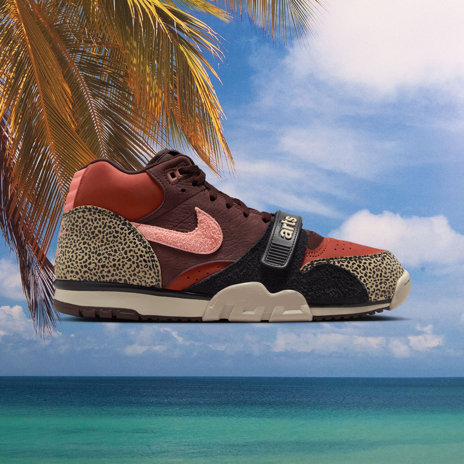 Nike SB - Air Trainer 1 "Arts & Rec" - Limestone / Pink Quartz - Earth ...